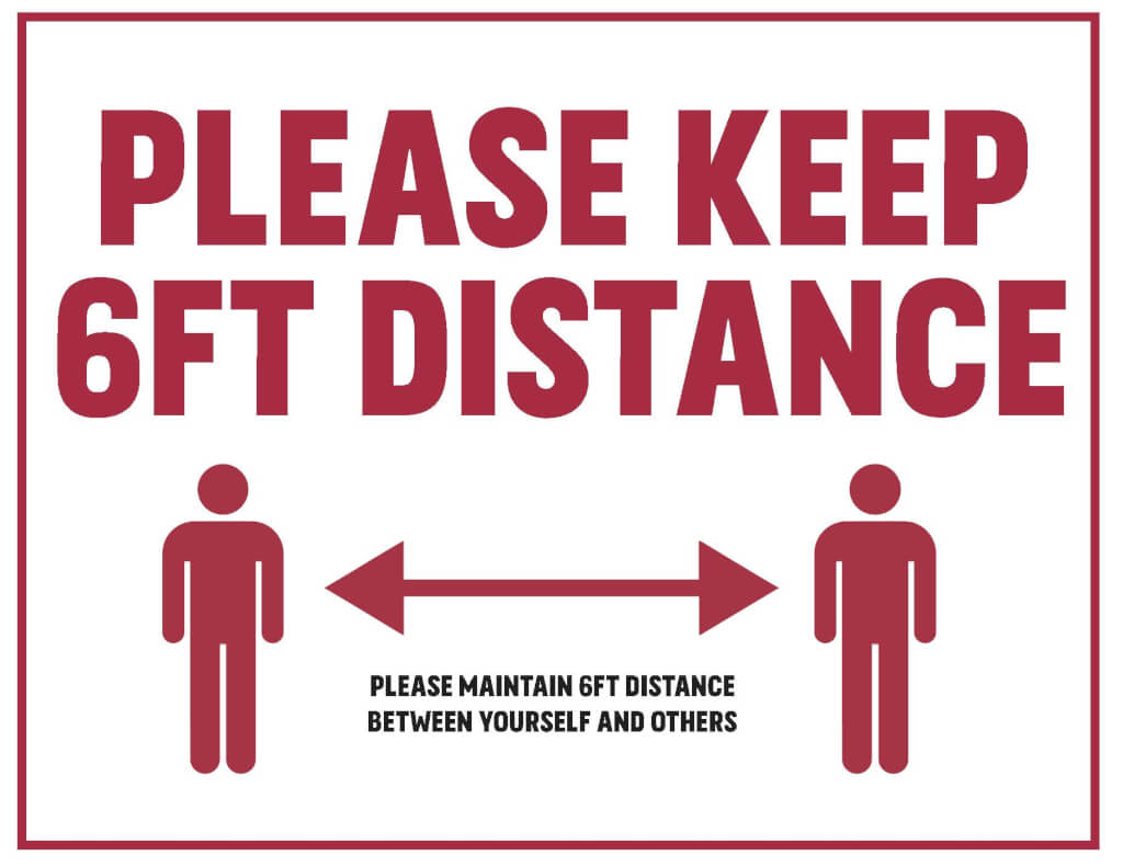 6ft Distancing Flyer – Tanana Chiefs Conference