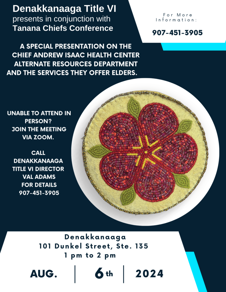 Special Presentation on the Chief Andrew Isaac Health Center Alternate ...